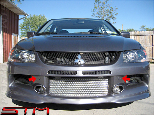 OEM Evo IX Front Bumper Caps - EvolutionM - Mitsubishi Lancer and ...